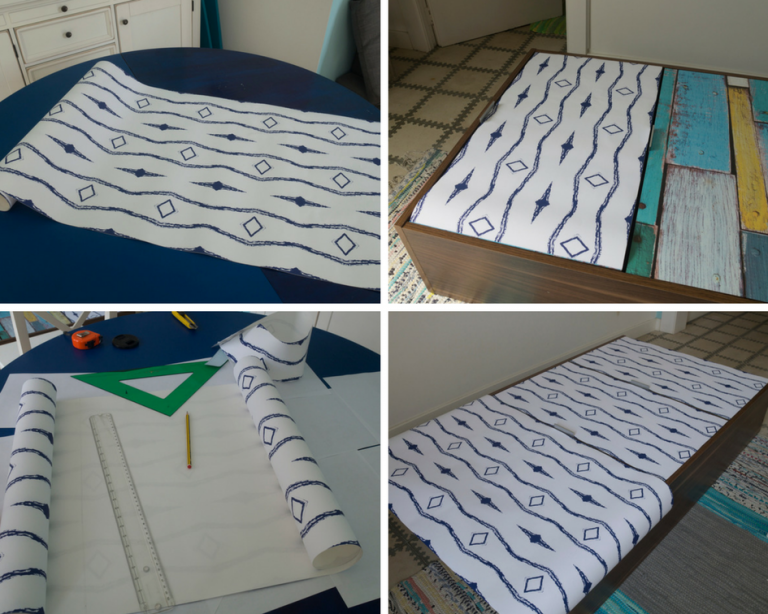 Shoe Cabinet Revamp with Self-Adhesive Wallpaper - ¡Colour Your Casa!