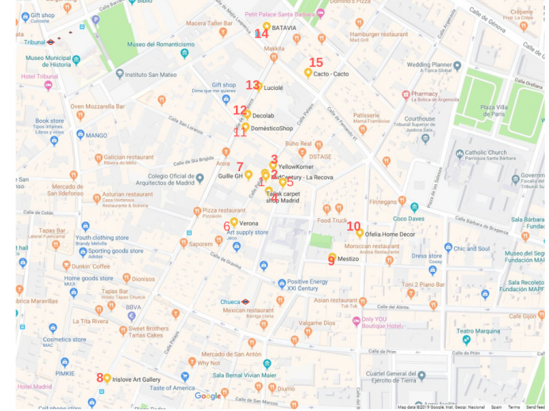 Madrid: Chueca Design Map - ¡Colour Your Casa!