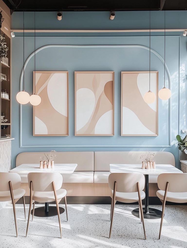 Beyond Beige: Bright Ideas for Brunch Café Interiors - ¡Colour Your Casa!
