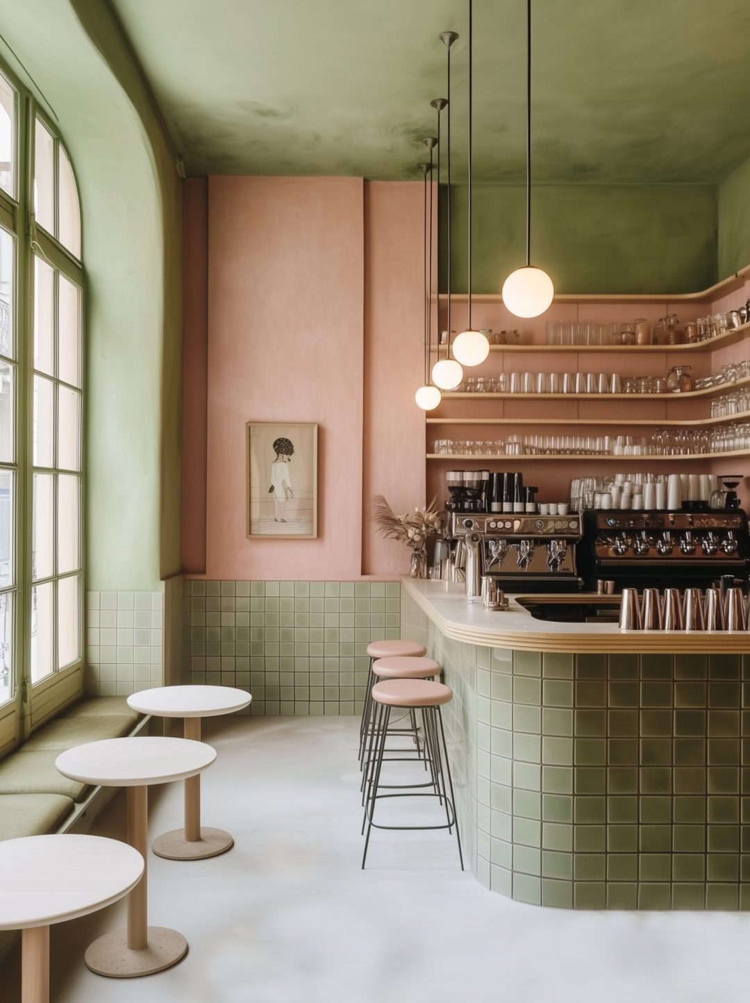 Beyond Beige: Bright Ideas for Brunch Café Interiors - ¡Colour Your Casa!