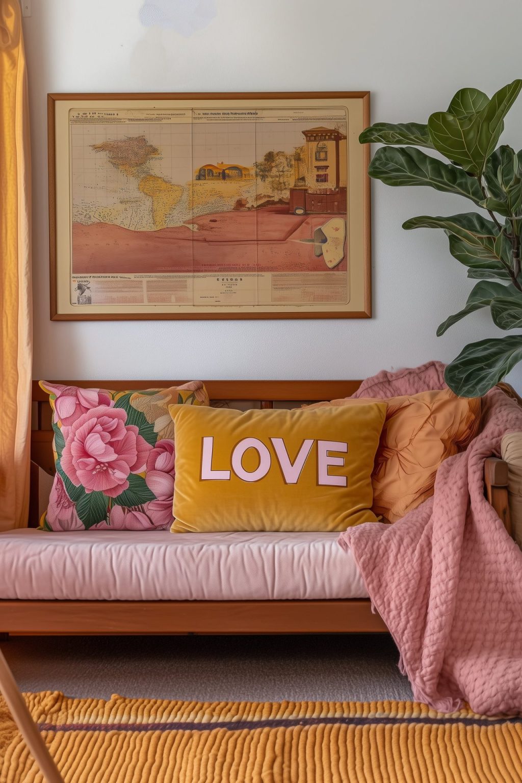 Interior Inspo: Blush Pink & Mustard Yellow – A Perfect Match - ¡Colour ...